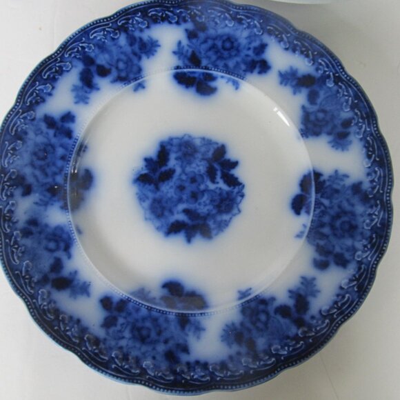 Antique Flow Blue | Dining | Antique Flow Blue Fww Co England Waldorf ...